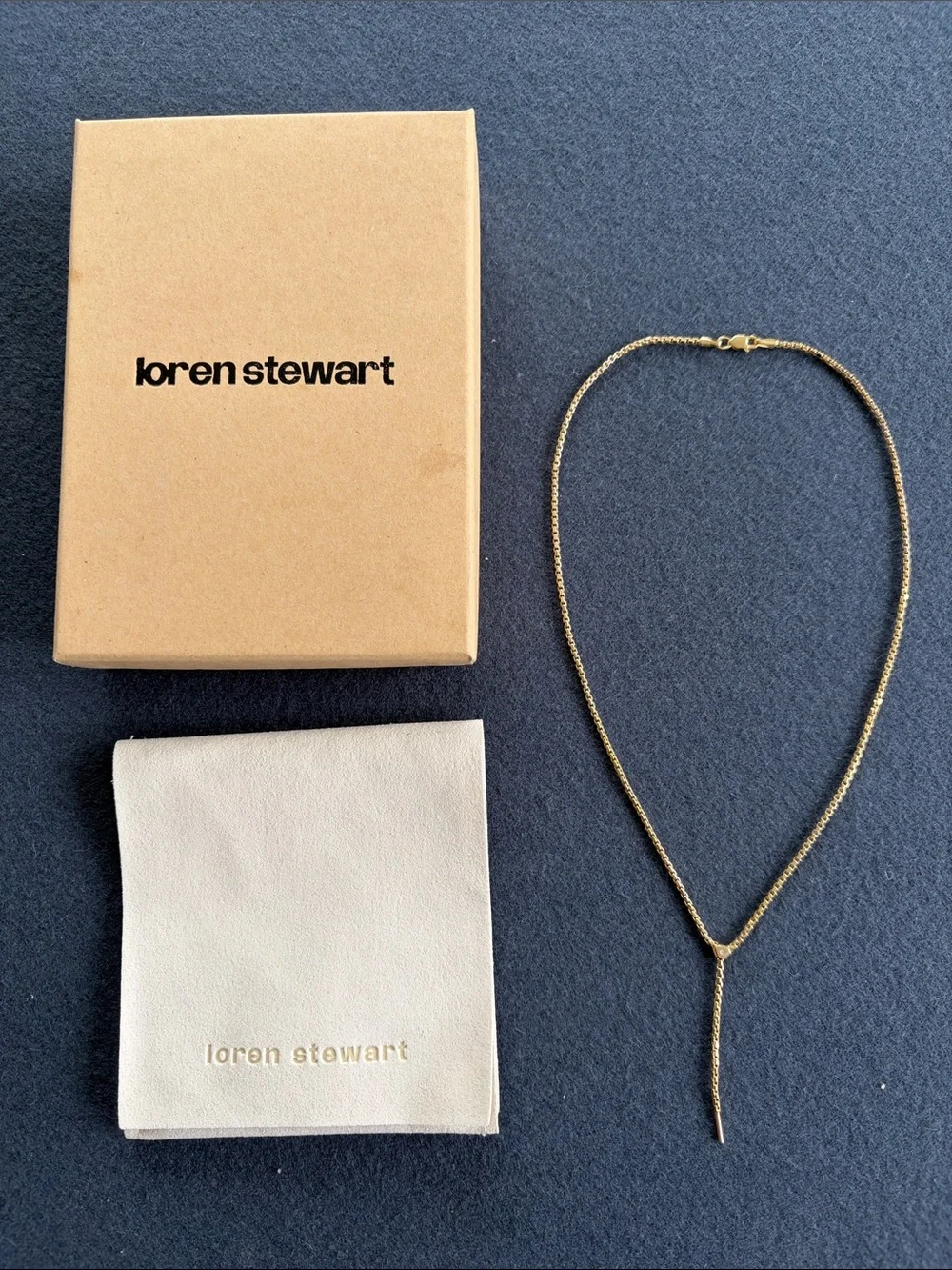 Loren Stewart | Jewelry | Loren Stewart 6 Box Chain 1k Gold Elowen ...